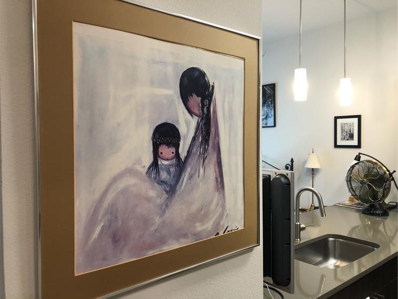 Rare Hand Signed 1974 Water color by DeGrazia Navajo Mother and Child ...