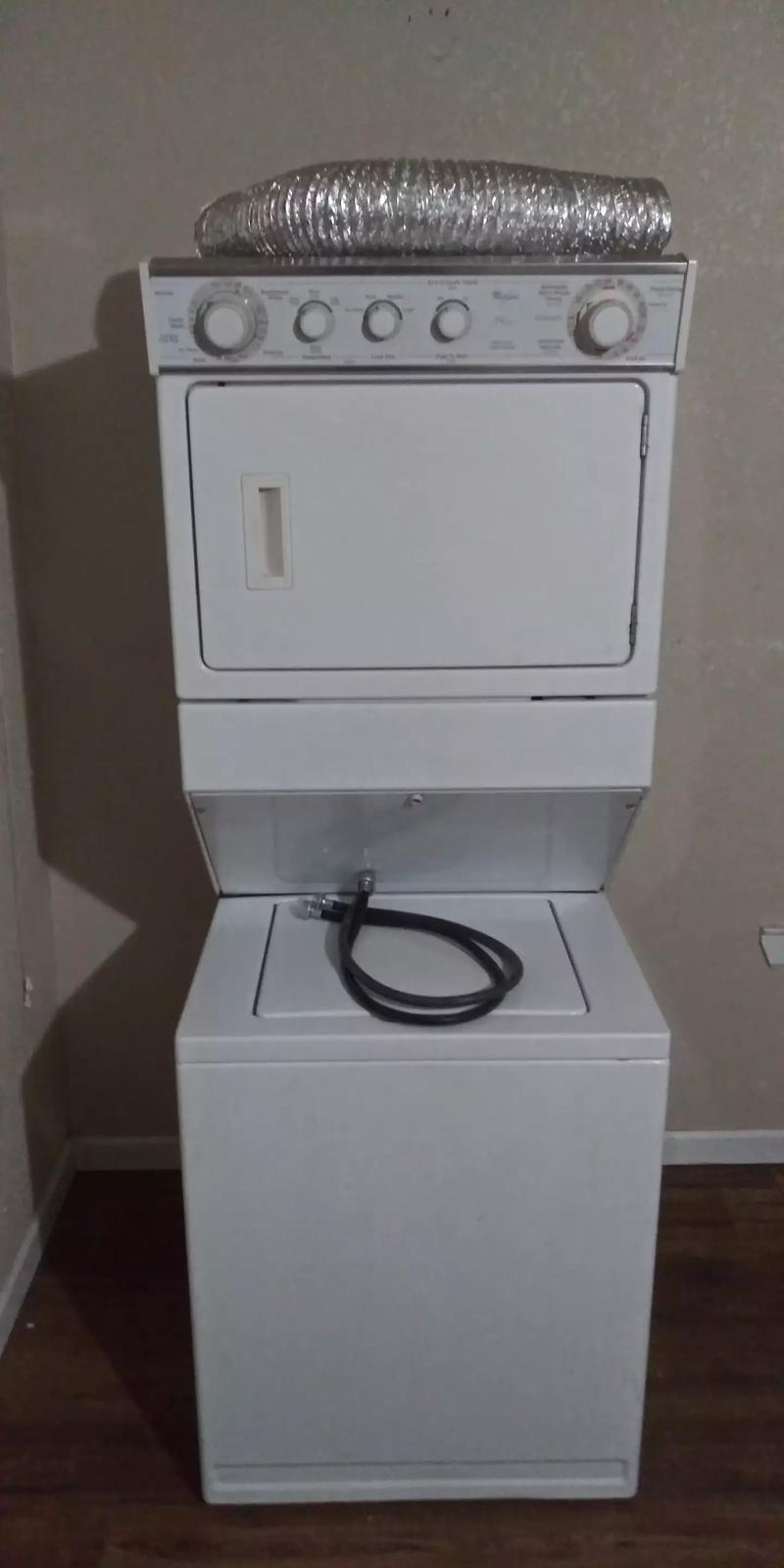 STACKABLE WASHER AND DRYER WHIRLPOOL THIN TWIN MODEL HEAVY DUTY LARGE ...