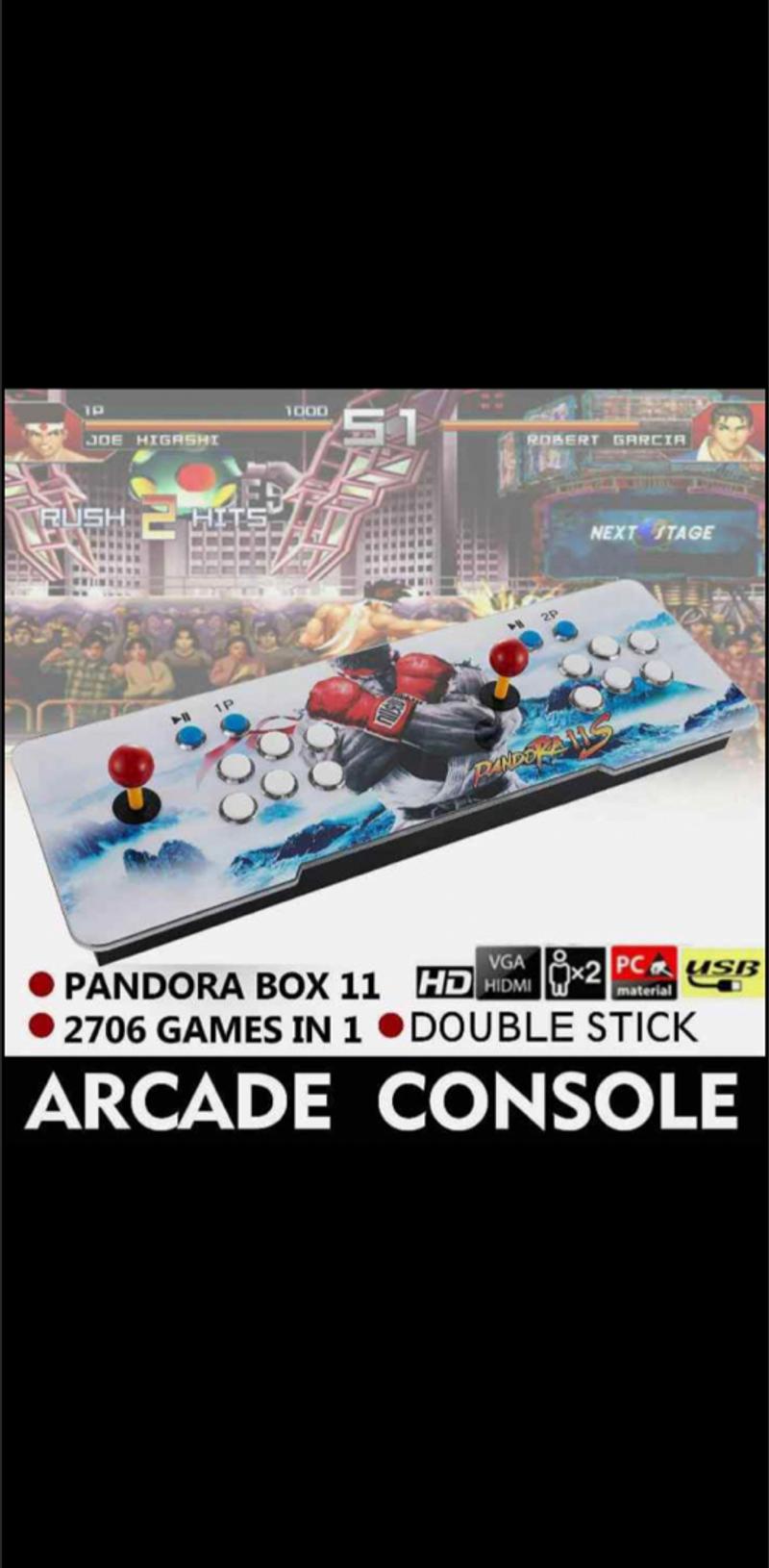 New Pandora Box 11s 2706 in 1 Retro Video Games Double Stick Arcade ...