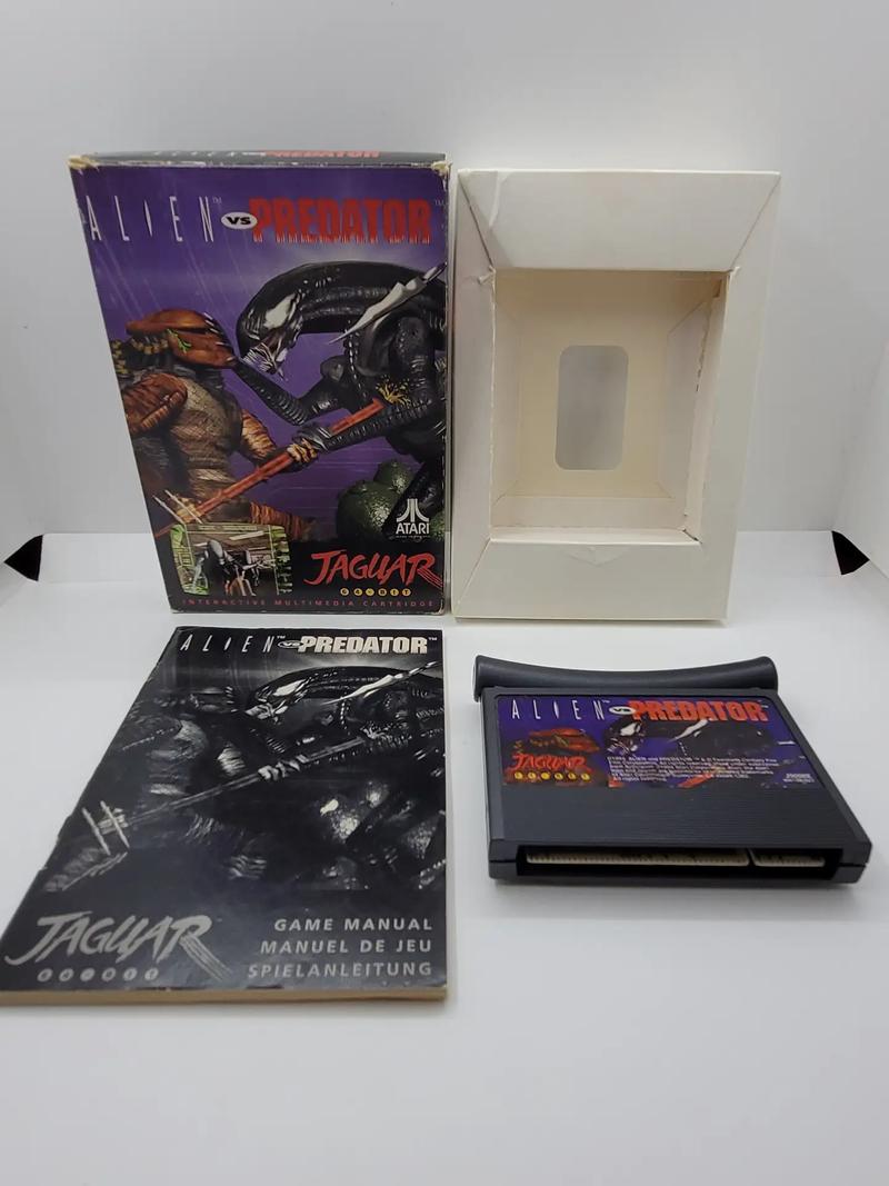 Rare Atari Jaguar Aliens Vs Predator Game with Original Box,Manual and ...
