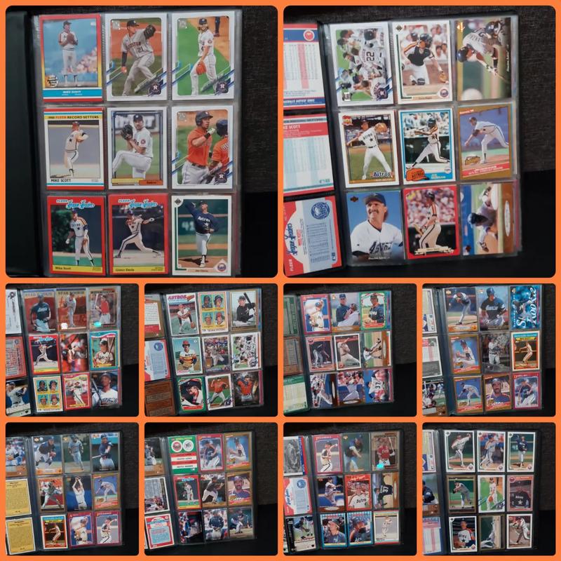 Portfolio full of Houston Astros Baseball cards!!!Everything in the ...