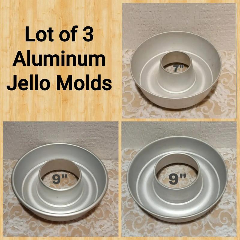 LOT OF 3 ALUMINUM JELLO MOLDS for sale in Ontario, CA - 5miles: Buy and ...