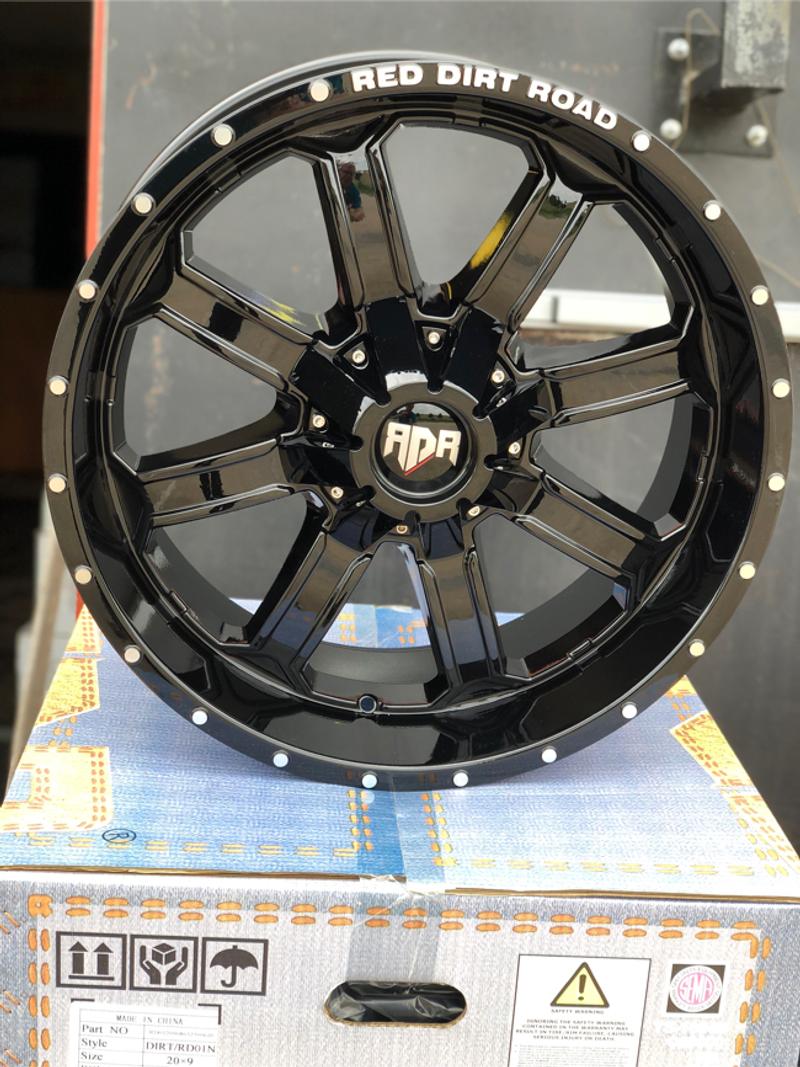 Chevy GMC rims Wheels 20 inch off-road 8 lugs bolt pattern 6.50 inch ...