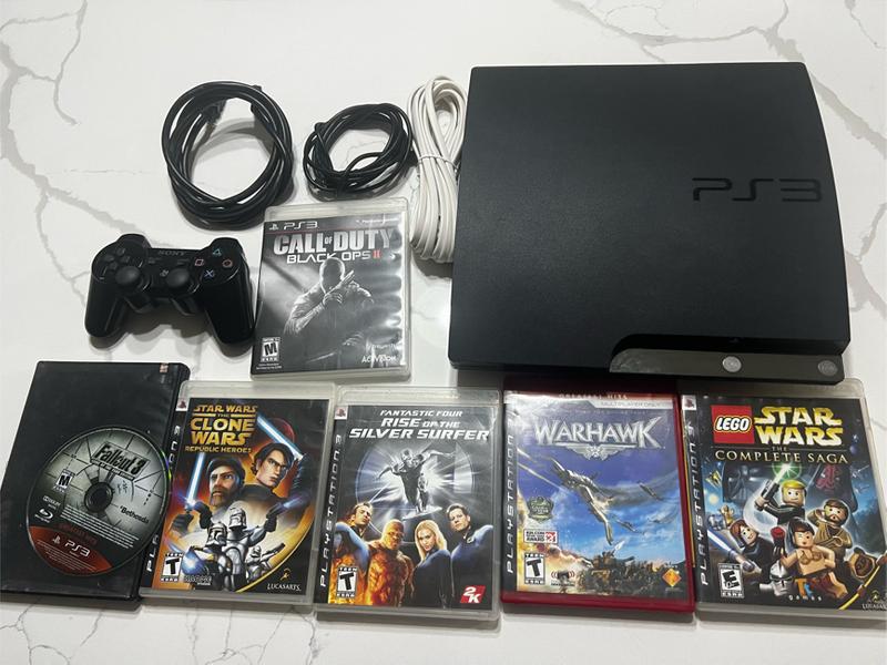 Sony PlayStation 3 Slim 320GB Console Bundle with 12 Games PS3 CECH ...