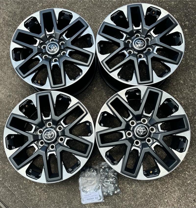 Brand new 2023 Toyota tundra factory oem 20 inch rims wheels lugs locks ...