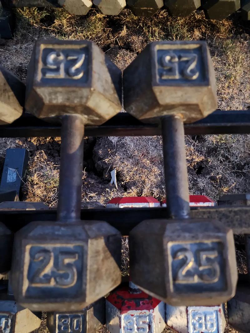 PAIR OF 25 POUND DUMBBELLS THATS 50 POUNDS FOR $45 LESS THAN $1/LB for ...