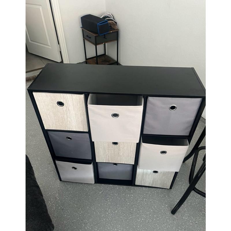 Multi Gray & Black Cubby Storage Cabinet for sale in Richardson, TX ...