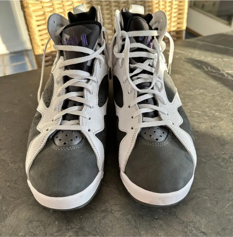 Air Jordan Retro 7 FLINT Size 10 Mens Grey White for sale in Los ...