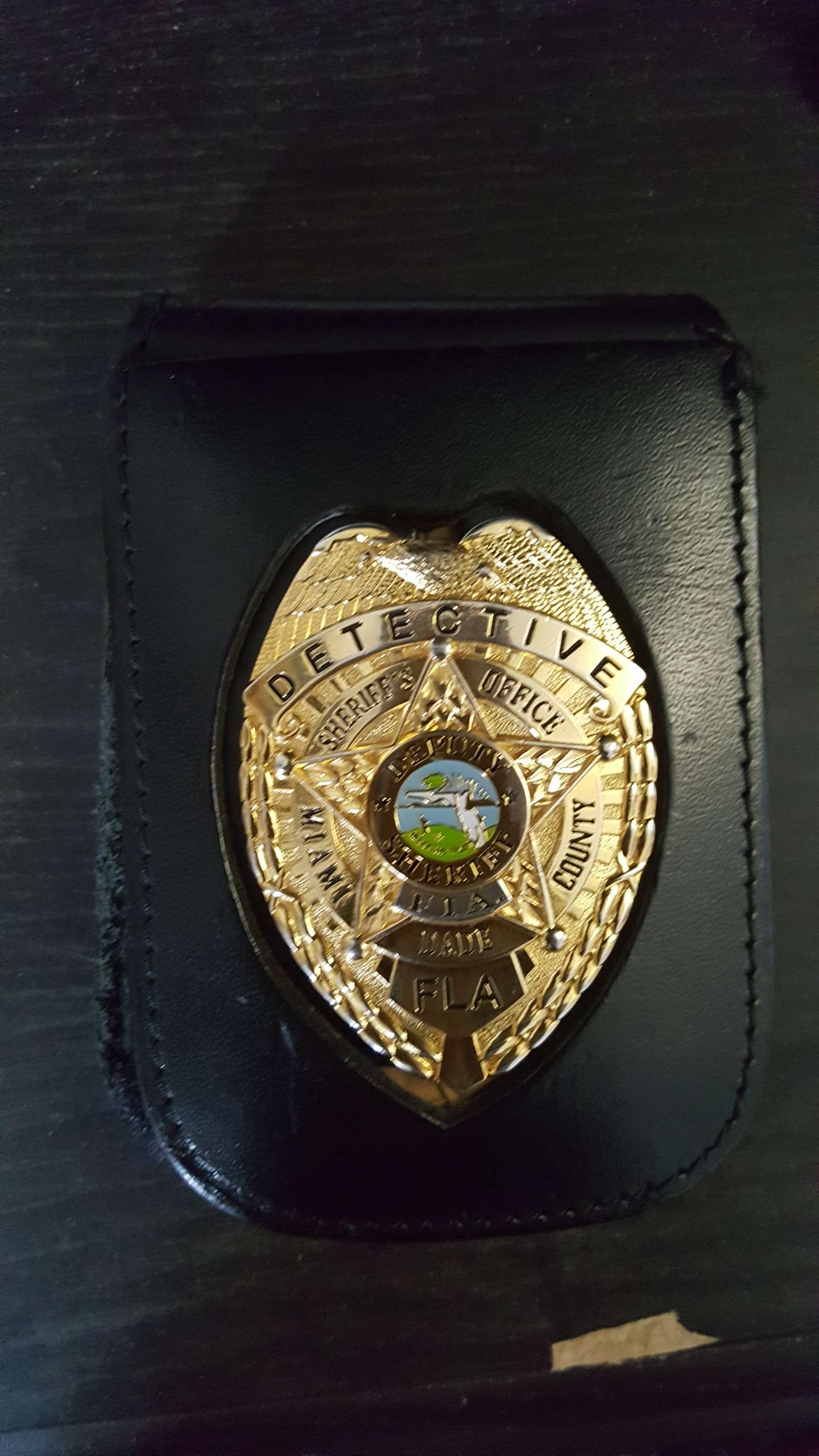 Miami Vice Detective Badge